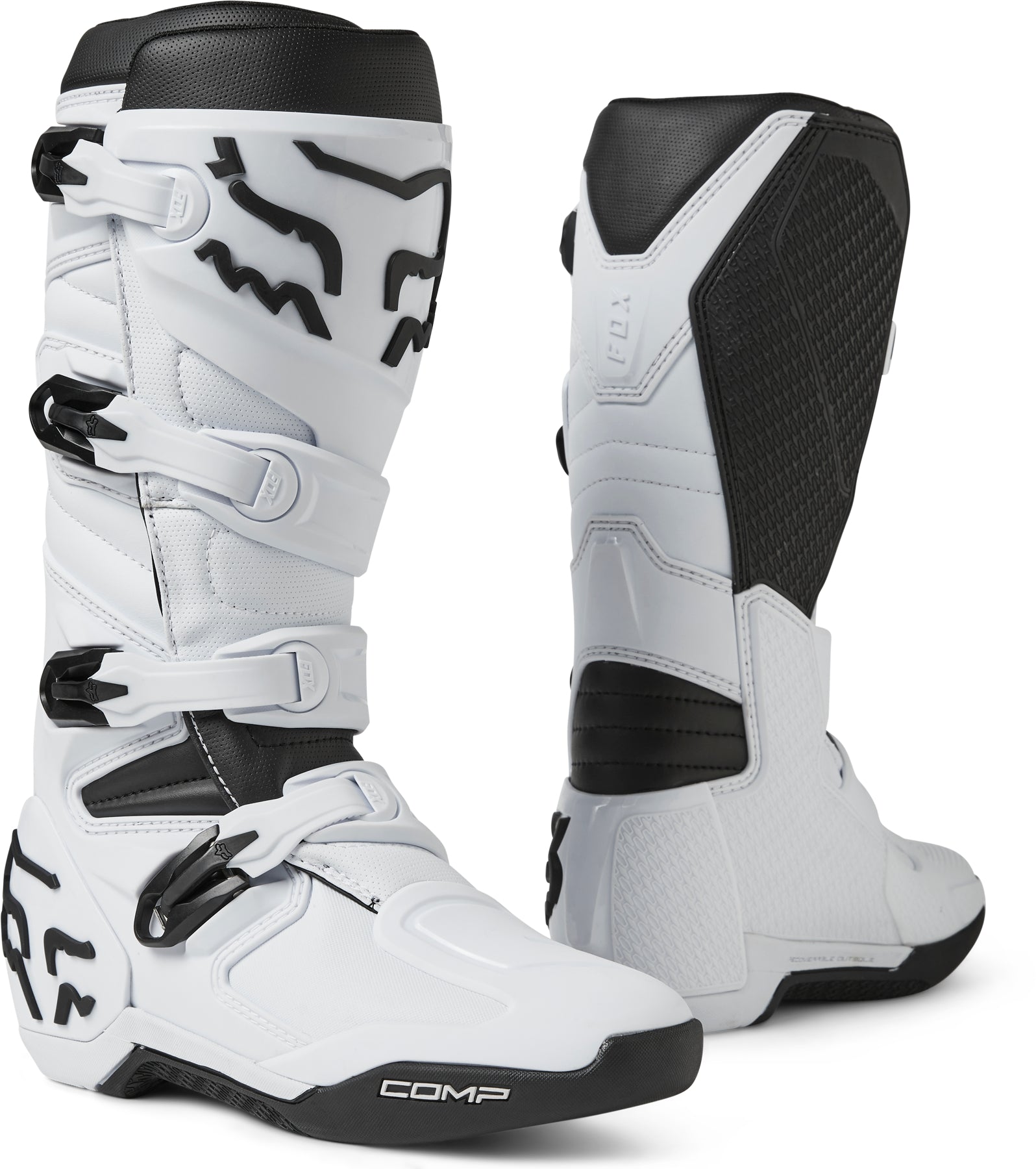 2026 Fox Comp MX Boot White | Motocross Boots – mastersofmx