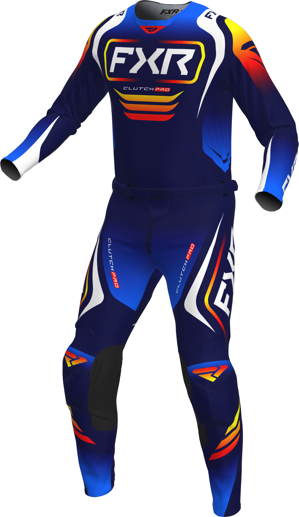 2025 FXR Clutch Pro Blue Inferno MX Kit Combo | FXR MX Kits – mastersofmx