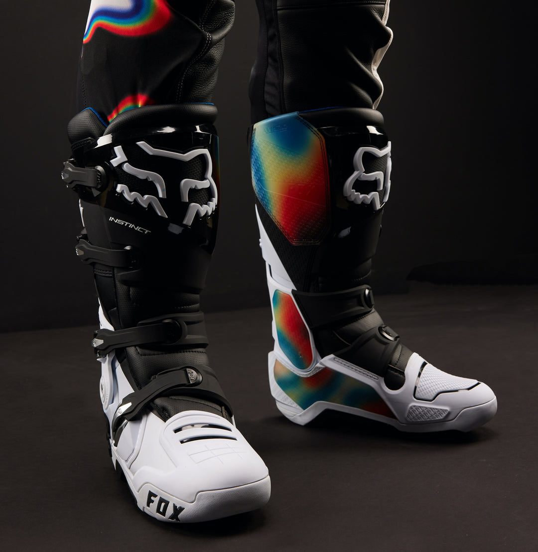 Limited Edition Scans Fox Instinct MX Boot Black White | Motocross ...