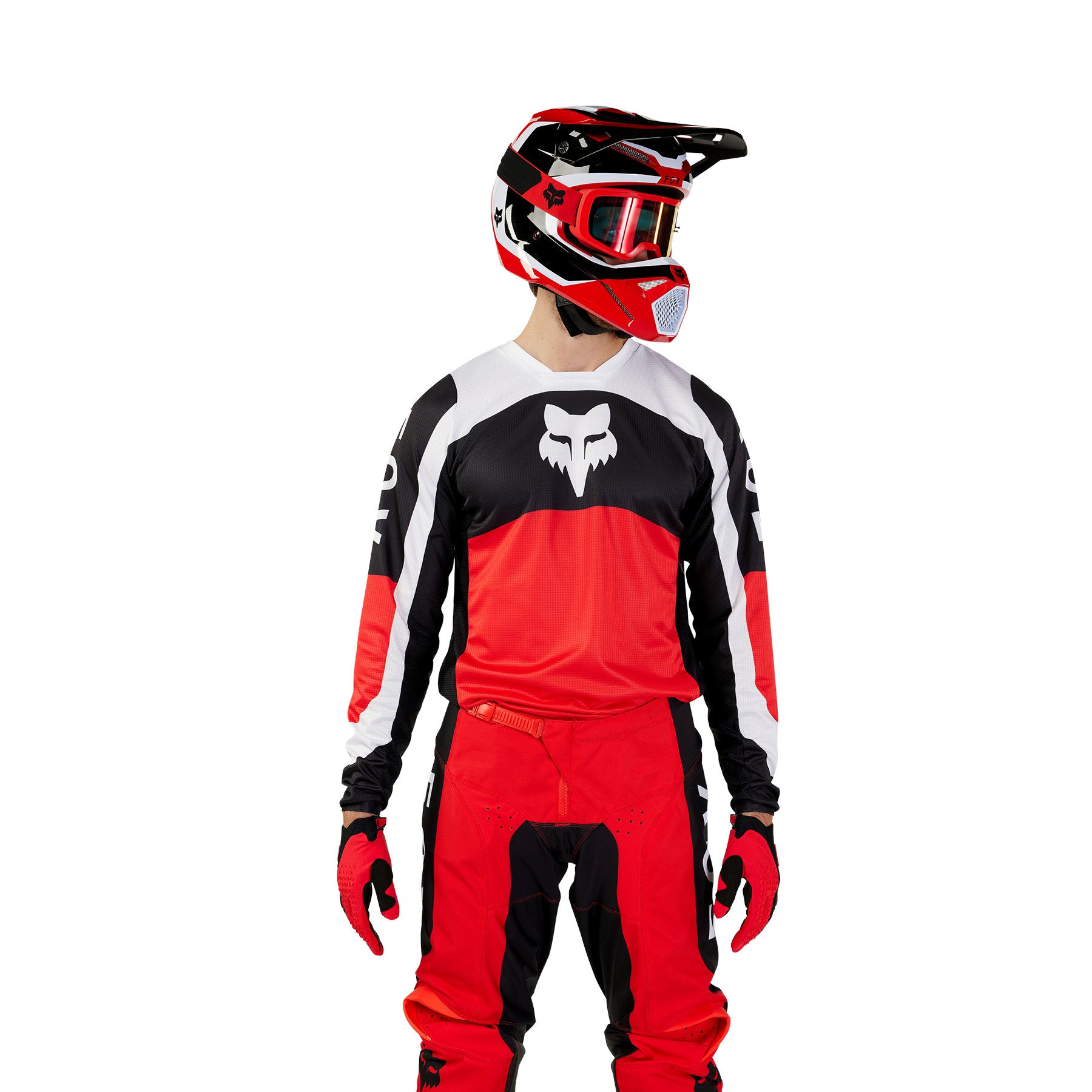 2024 Fox 180 NITRO Red Jersey & Pant Kit Combo | Motocross Gear ...