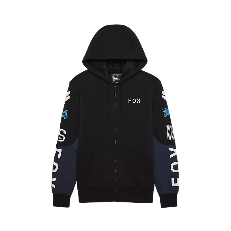 FOX RS Blocked Sasquatch Zip Hoodie Black | Fox Racing Mens Hoodies ...