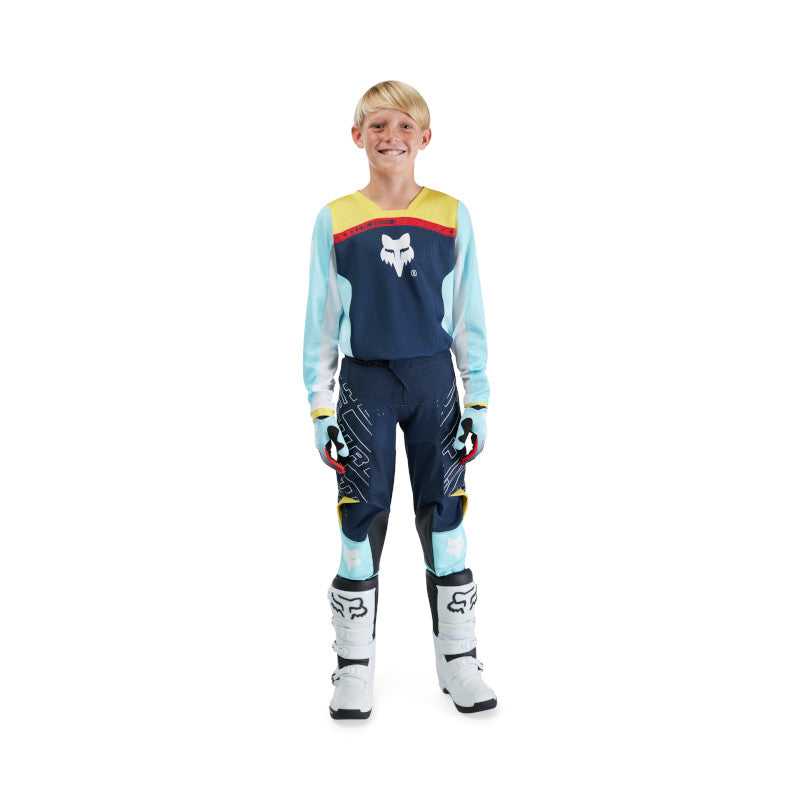 2025 Fox Youth 180 Elevated Blue Kit Combo | Fox Youth MX Kits ...