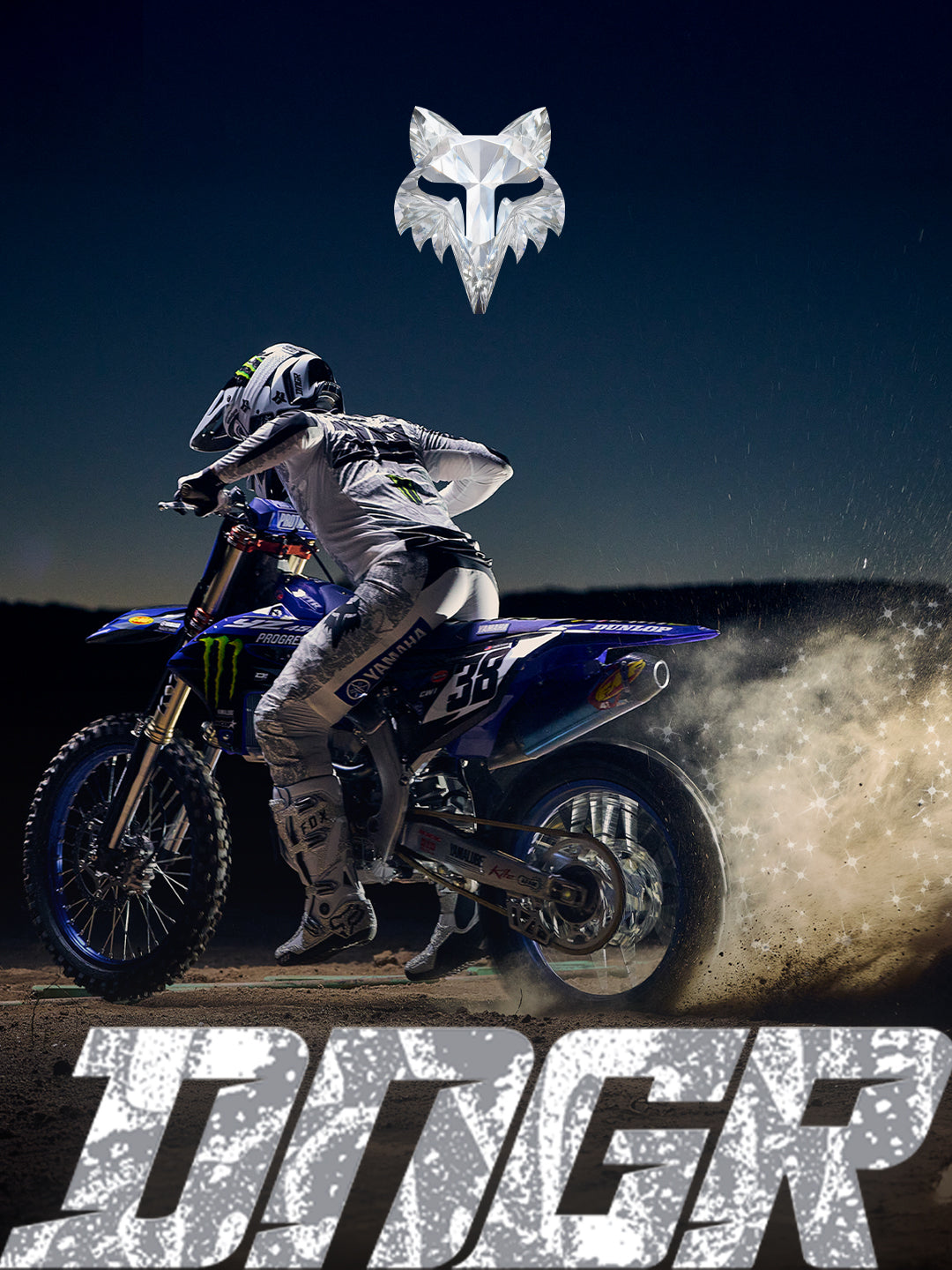 Limited Edition Fox 180 Haiden Deegan Danger Boy Black White Kit Combo ...