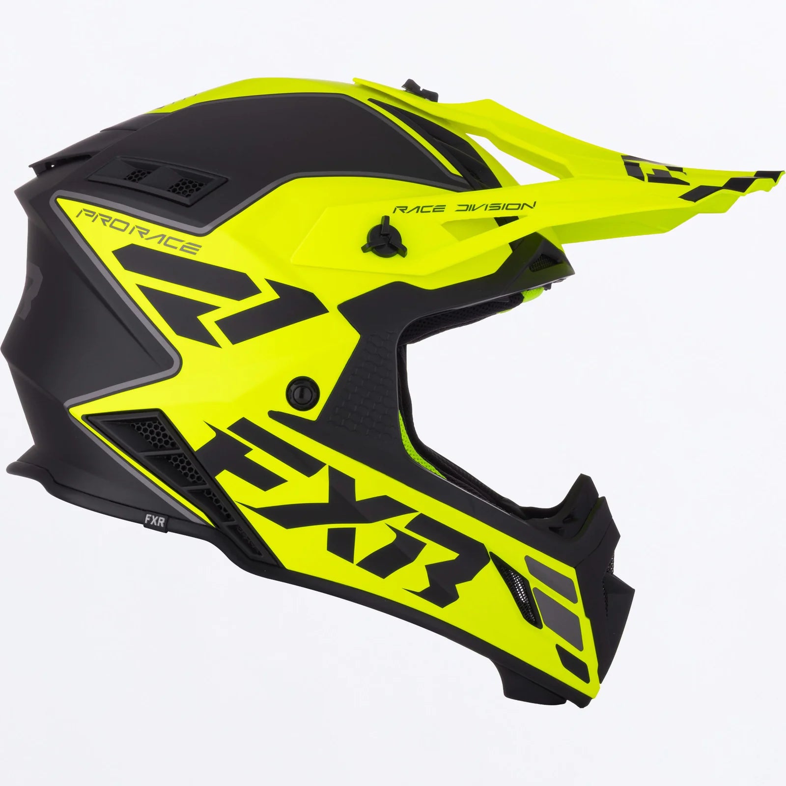 2026 FXR Helium MX Helmet Black Yellow Motocross Helmet | FXR MX ...