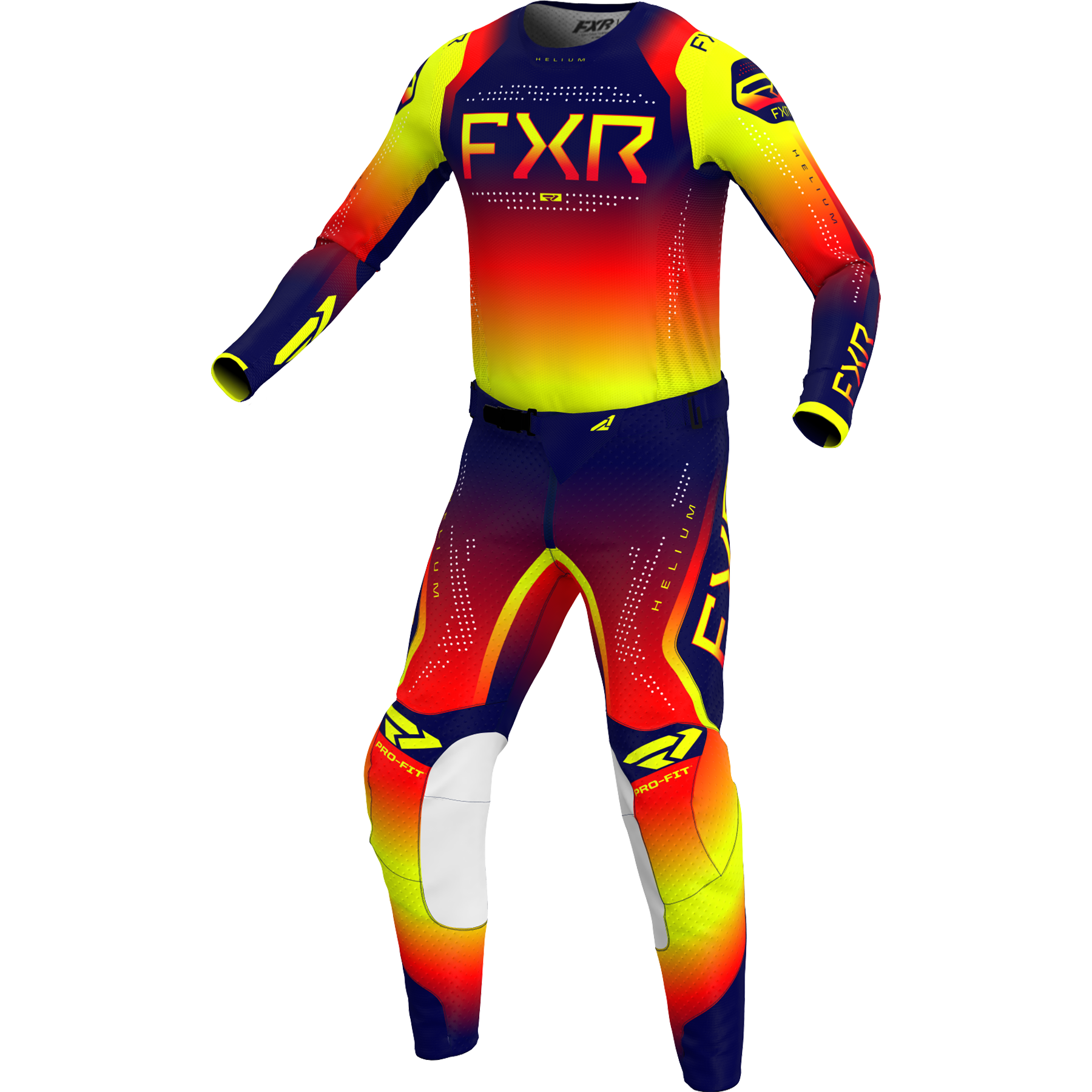 2024 FXR HELIUM CIRCUIT BLACK BLUE PINK MX KIT COMBO | FXR MX Kits ...