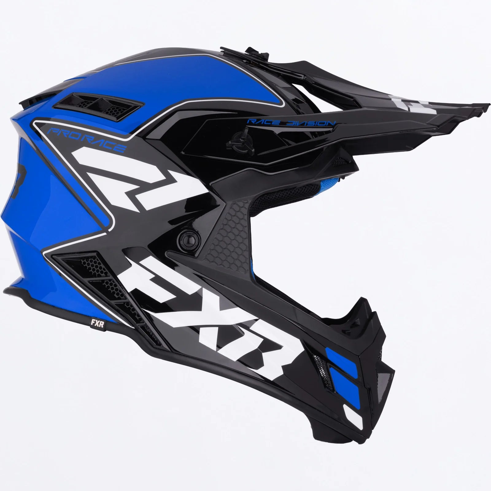 2026 FXR Helium MX Helmet Black Blue Motocross Helmet | FXR MX Helmets ...
