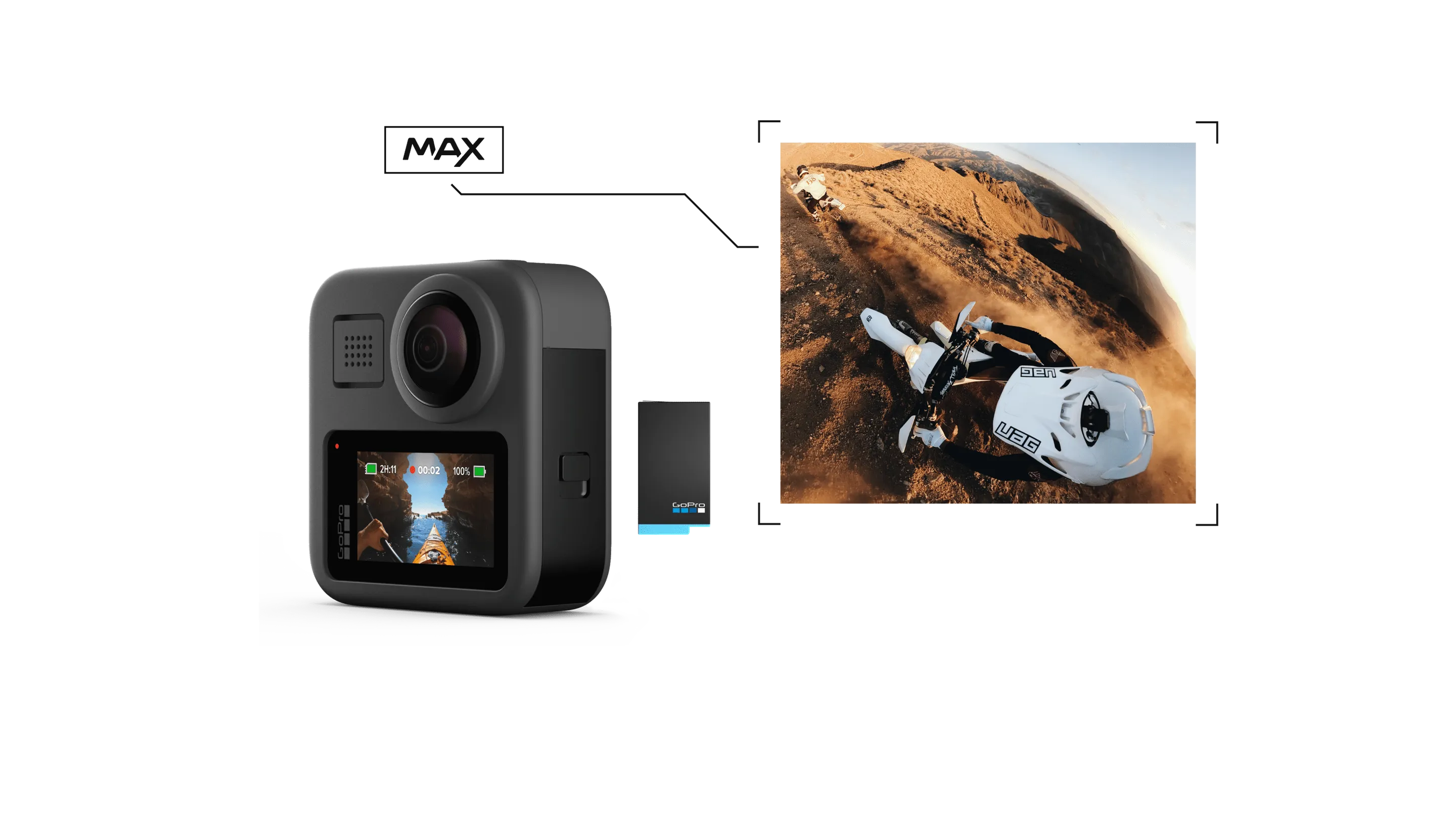 GoPro MAX 360 Action Camera (Waterproof + Stabilization) UK GoPro ...