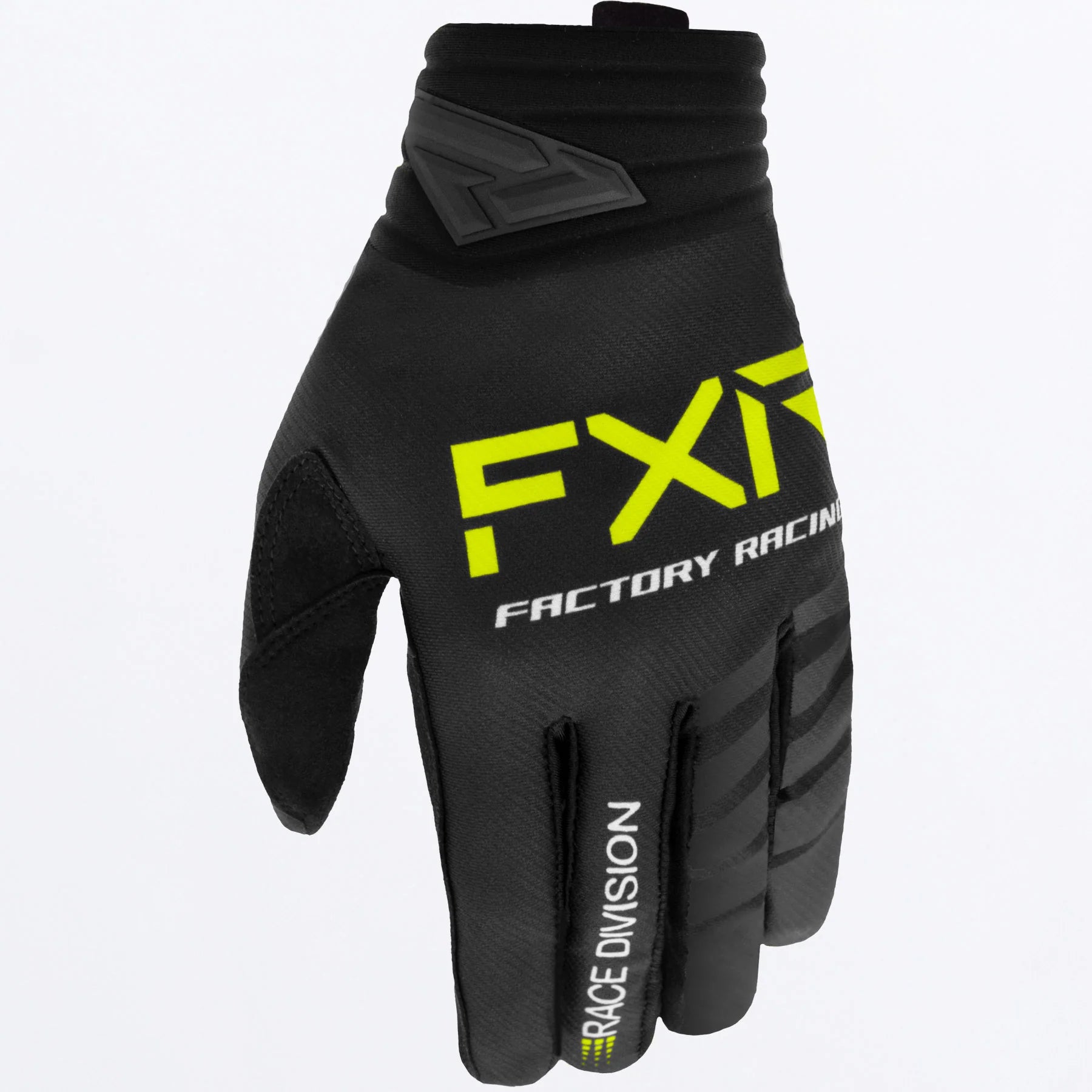 FXR PRIME MX GLOVE BLACK FLO YELLOW | FXR MX MTB Gloves – mastersofmx