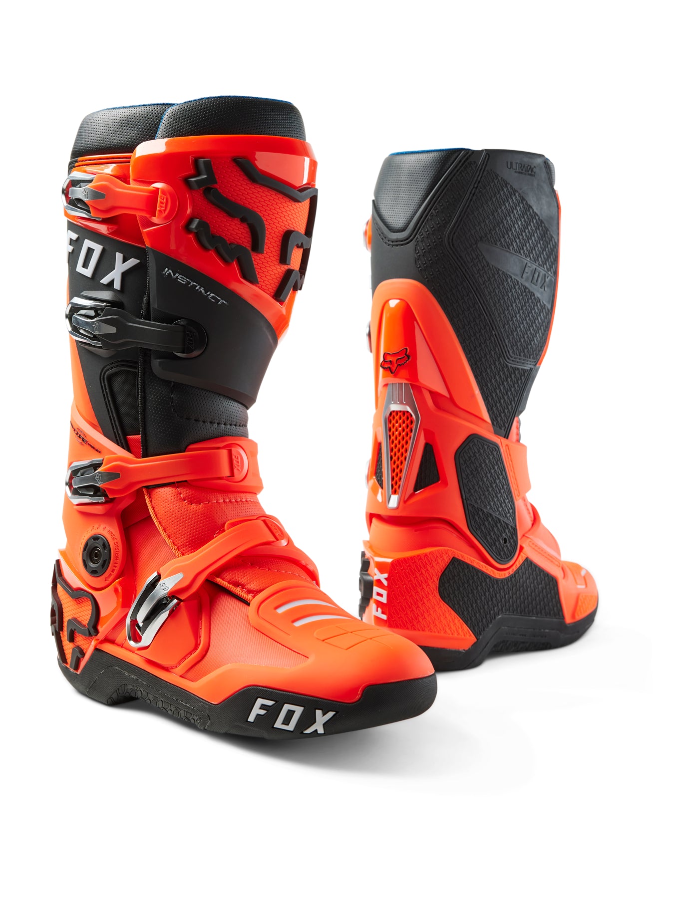 On sale - 2025 Fox Instinct MX Boot Flo Orange | Motocross Boots ...