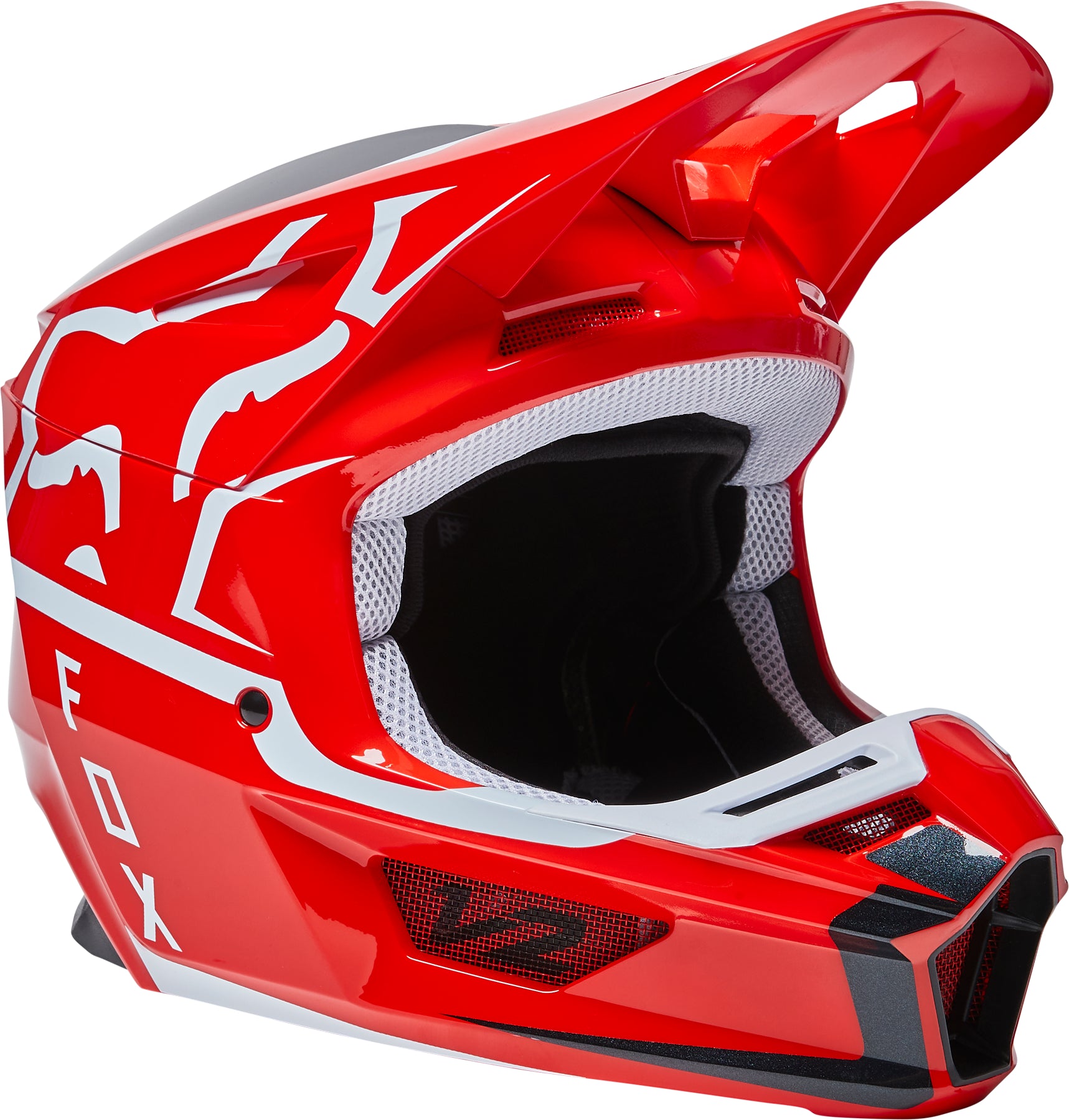 2022 Fox V2 MERZ Flo Red Motocross Helmet | Fox MX Helmets – mastersofmx