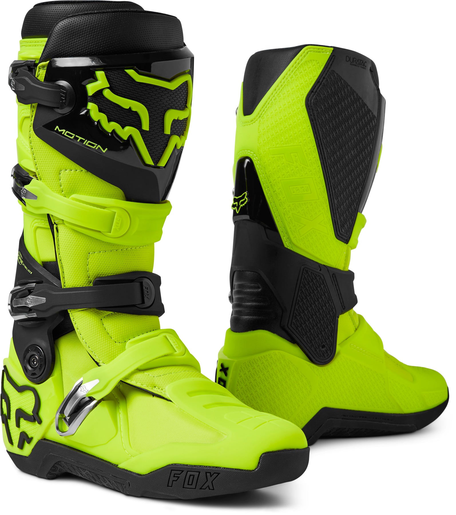 On sale - 2025 Fox Motion MX Boot Flo Yellow | Motocross Boots ...